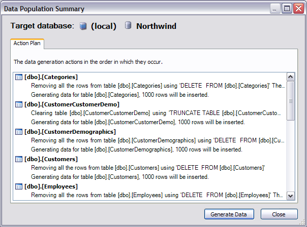 Red Gate SQL Data Generator 1.0 – Generating data for Northwind – Ben ...